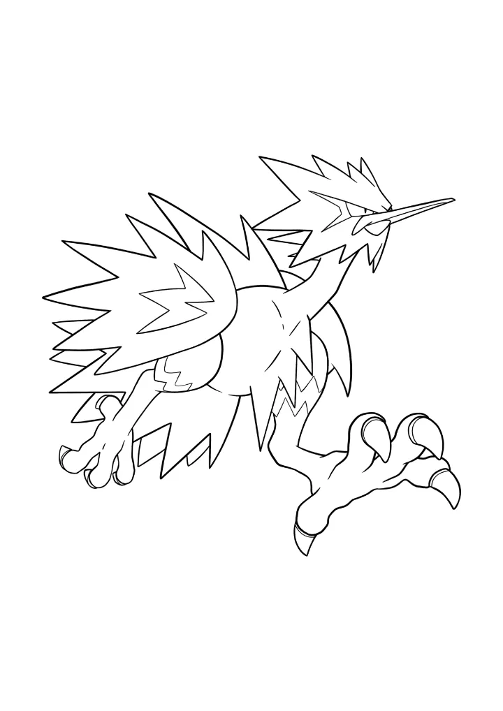 pokemon golduck coloring pages