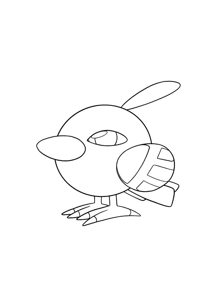 talonflame coloring page