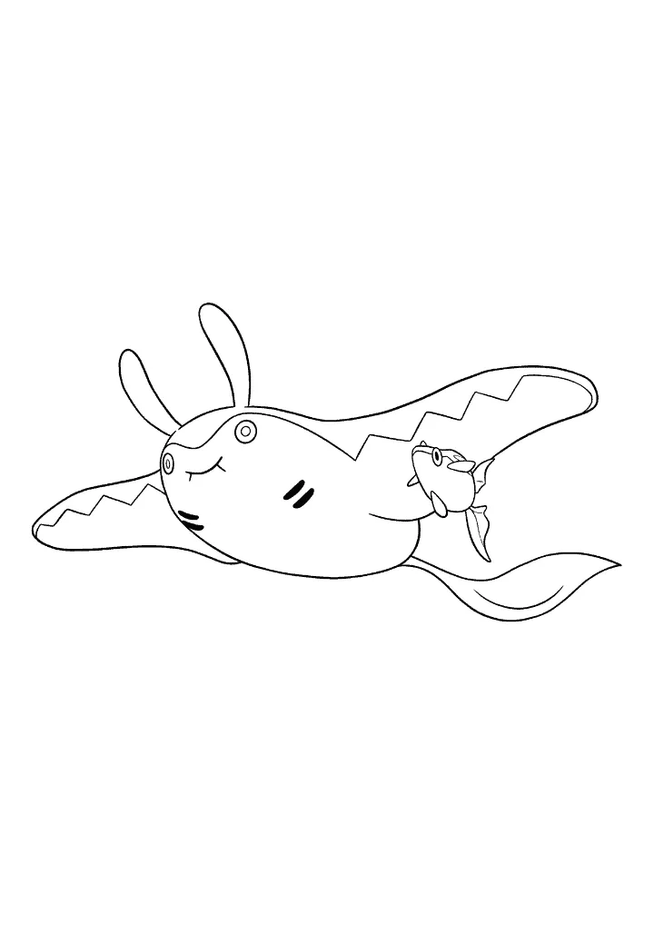 snivy coloring page