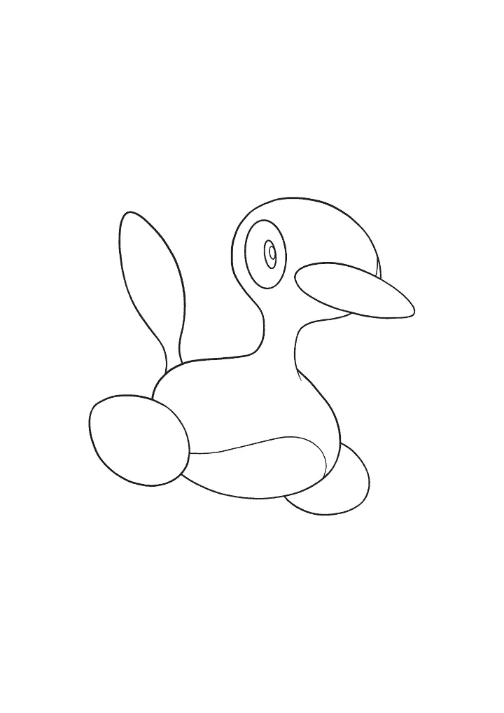 piplup coloring page printable