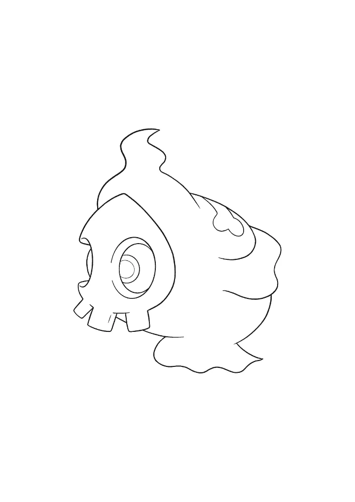 dusknoir coloring pages