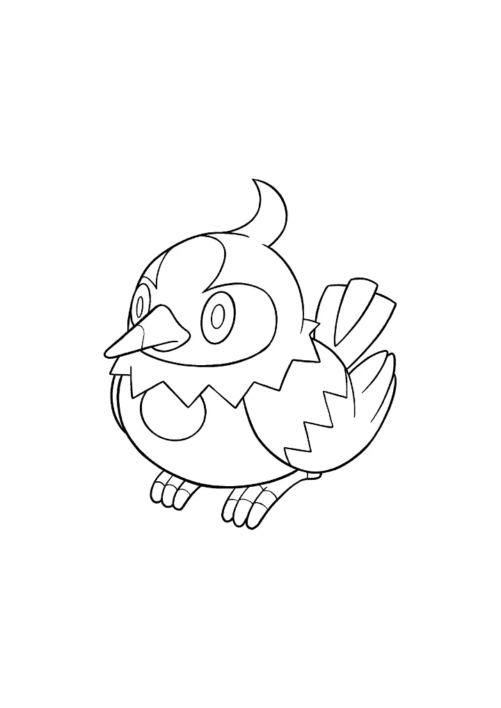 bellsprout coloring page