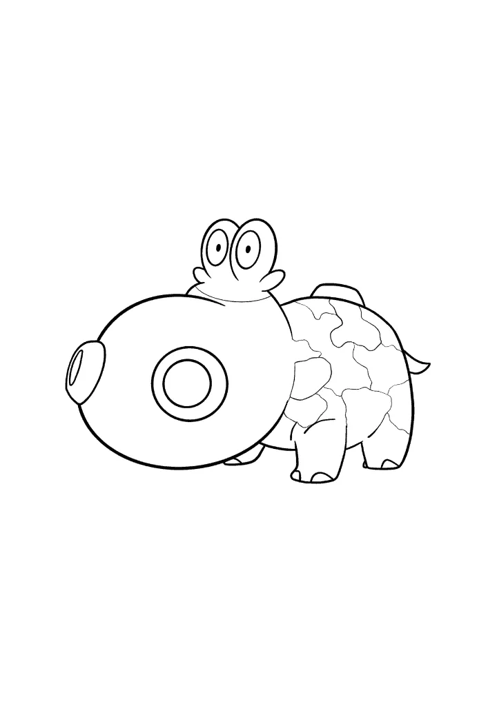 kirlia pokemon coloring page