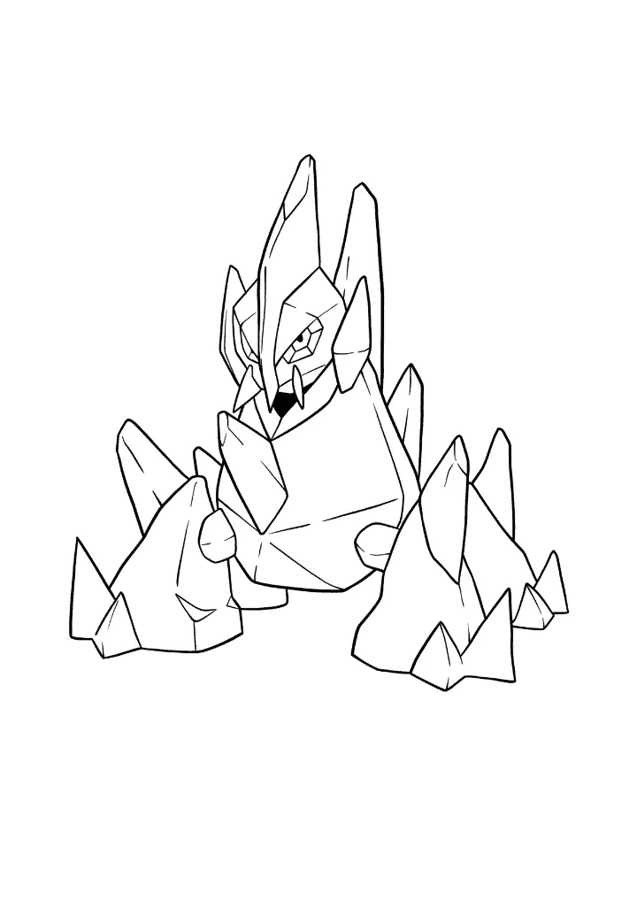 kyurem coloring page
