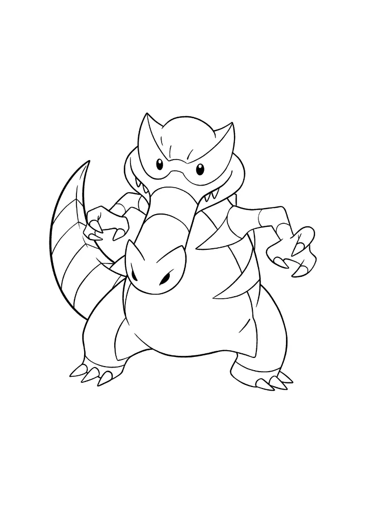 krokorok coloring page