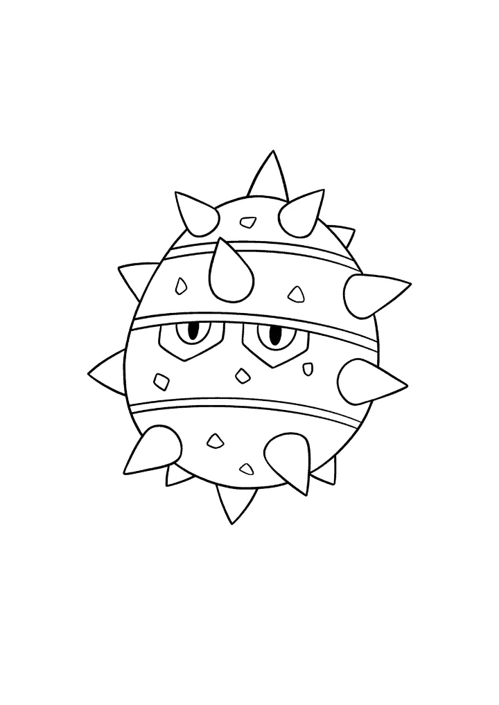 pokemon rotom coloring pages