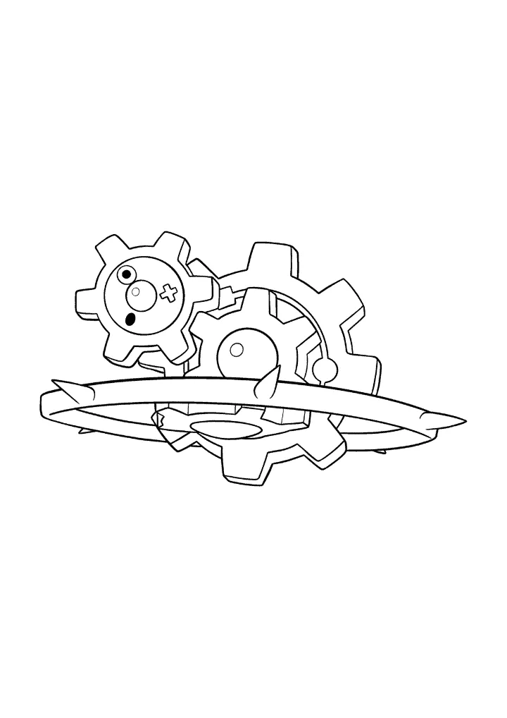 yamask coloring page