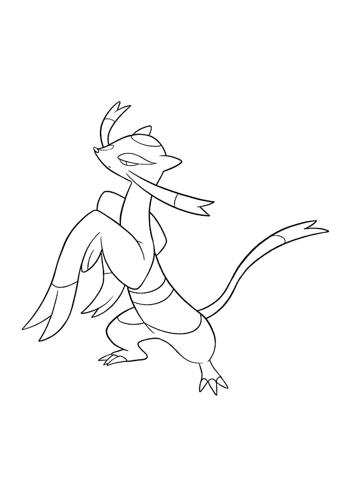 aerodactyl pokemon card coloring page