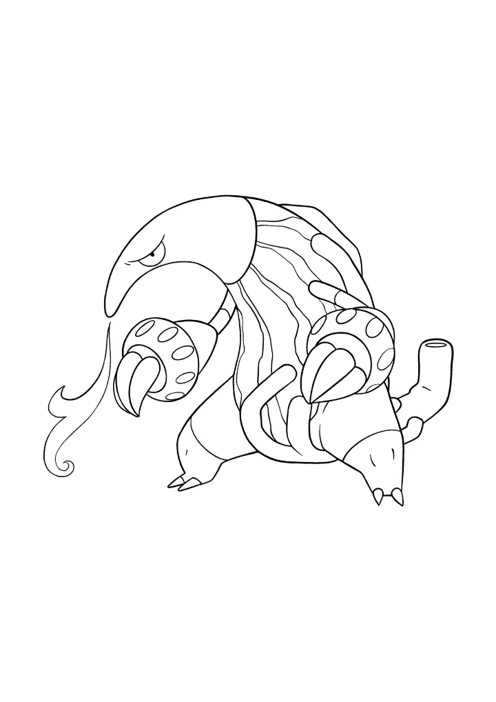 heatran coloring page