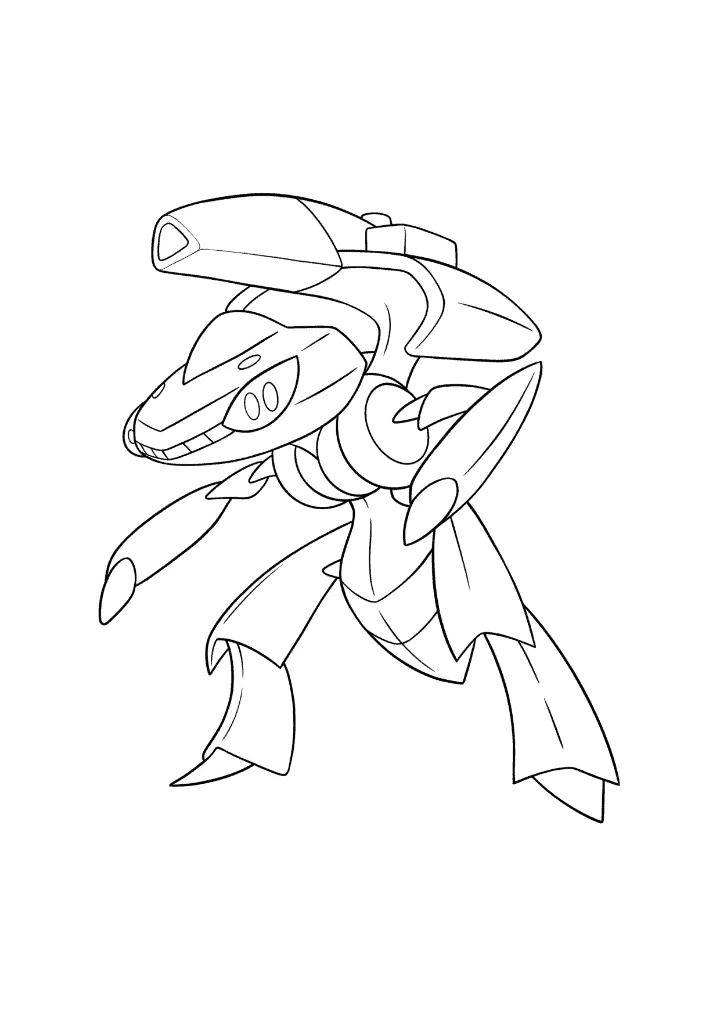 scraggy pokemon coloring page