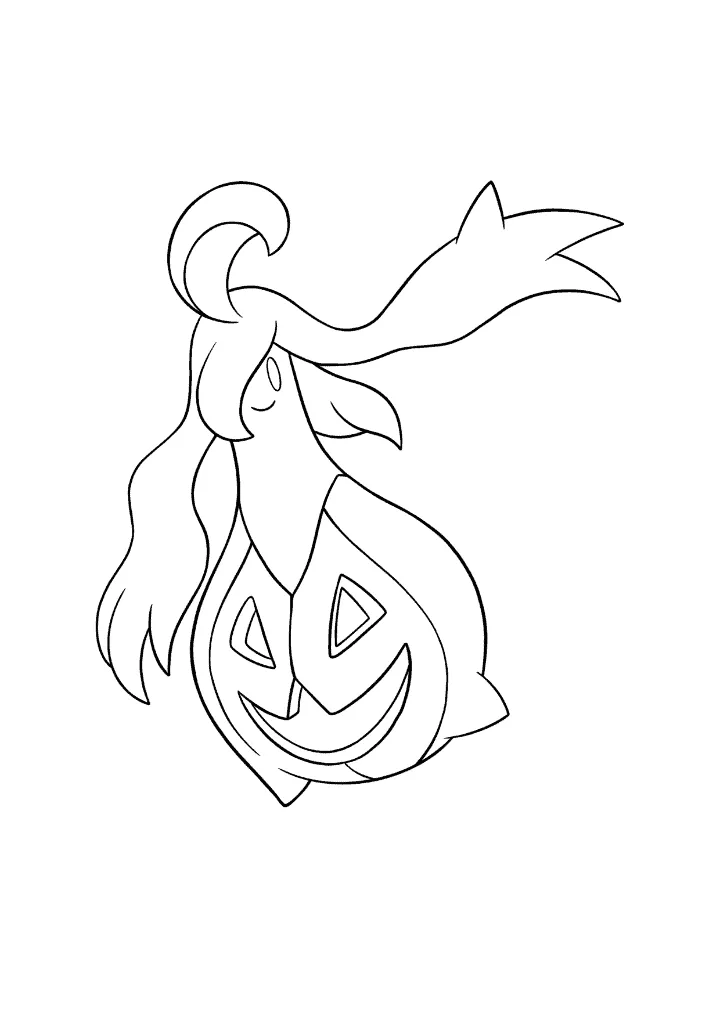 pokemon chandelure coloring pages