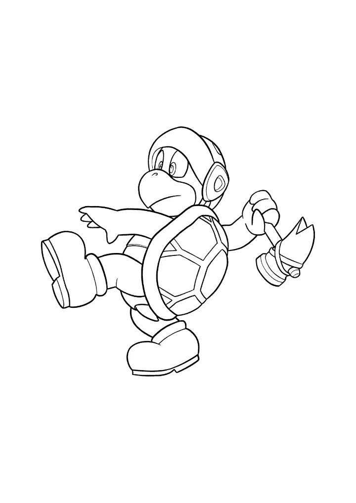 mario bullet bill coloring pages