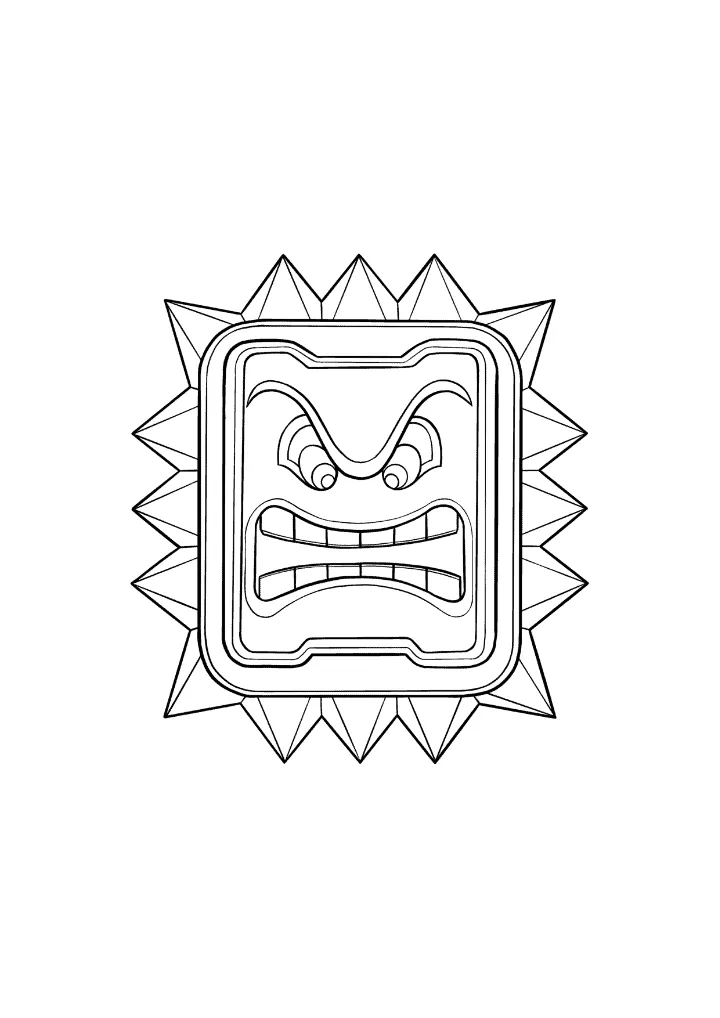 mario face coloring pages