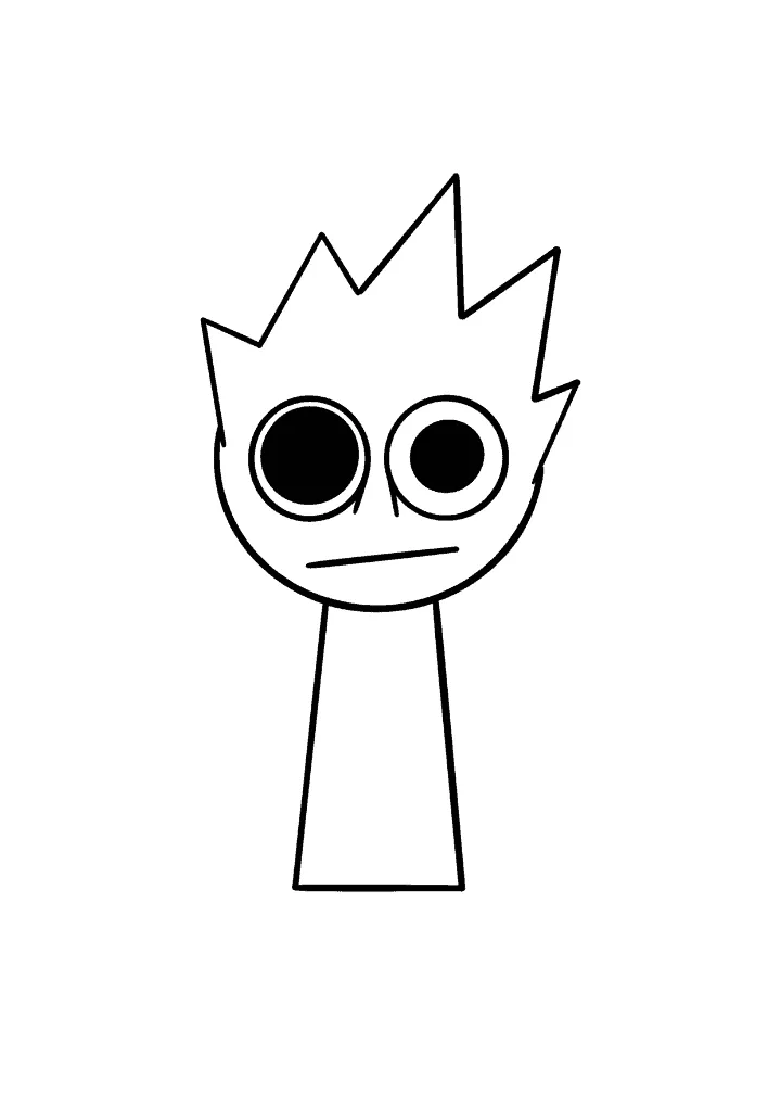 horror simon coloring pages