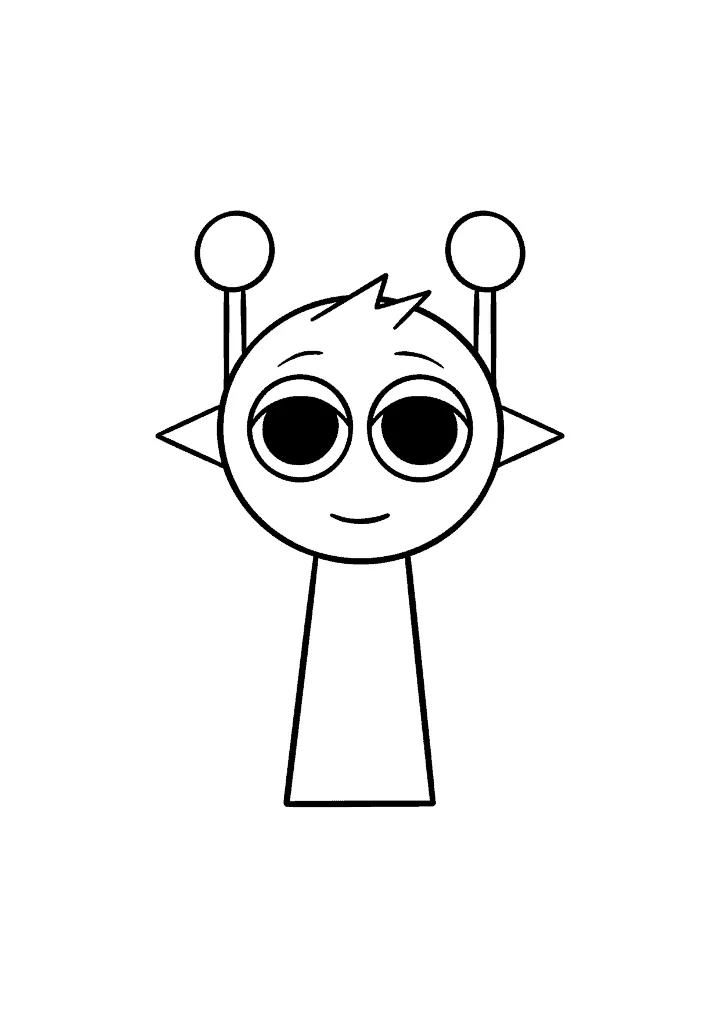 horror simon coloring pages