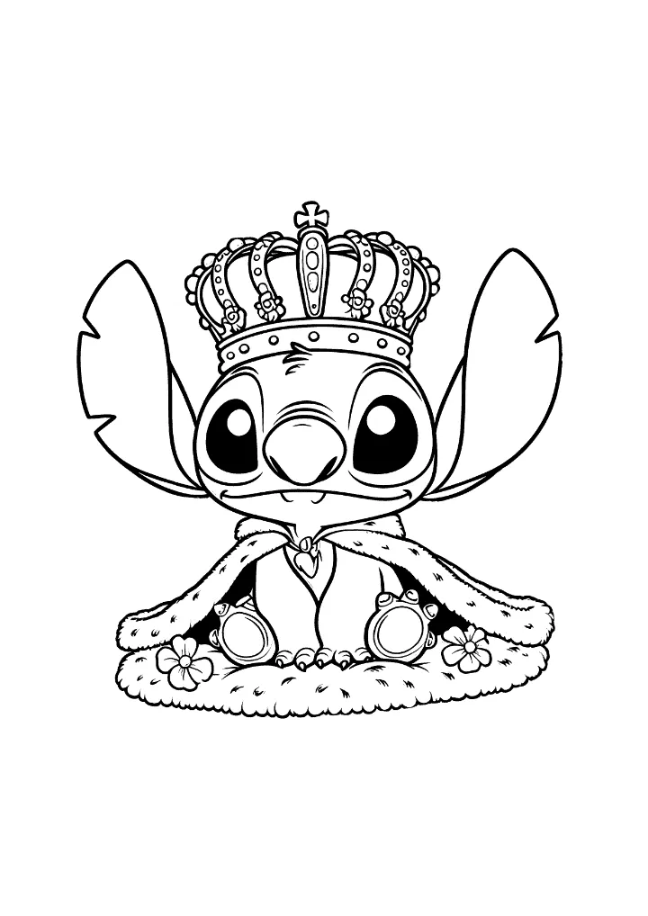 coloring pages disney stitch
