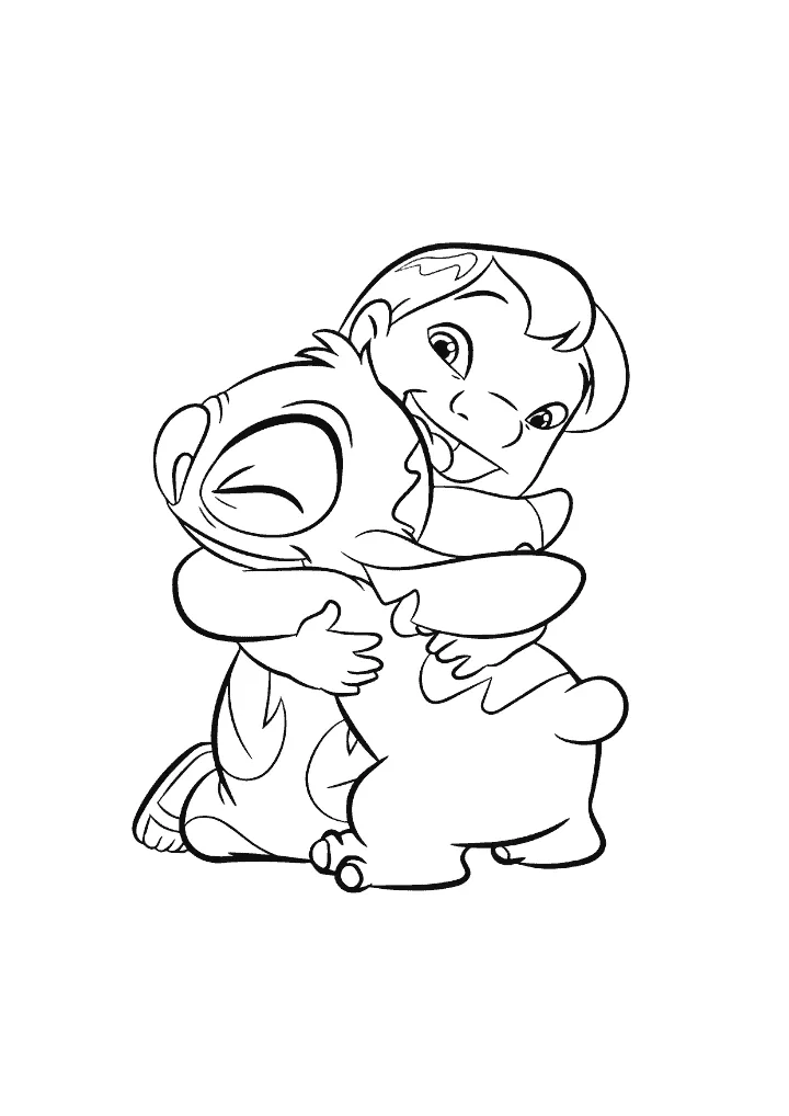 stitch coloring pages guitar