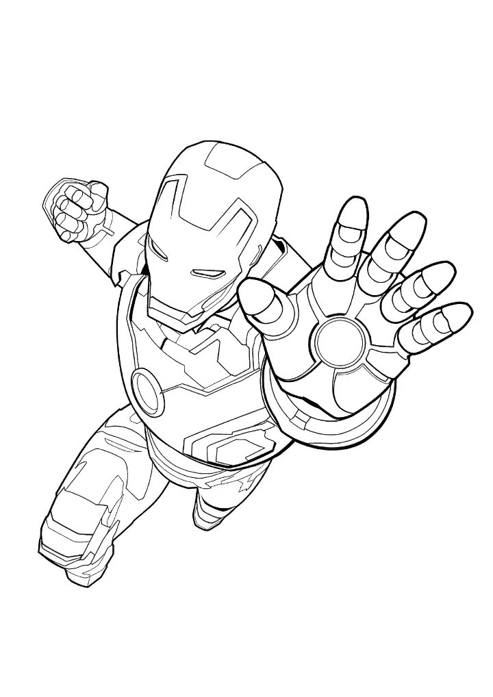 iron man coloring pages for adults printable