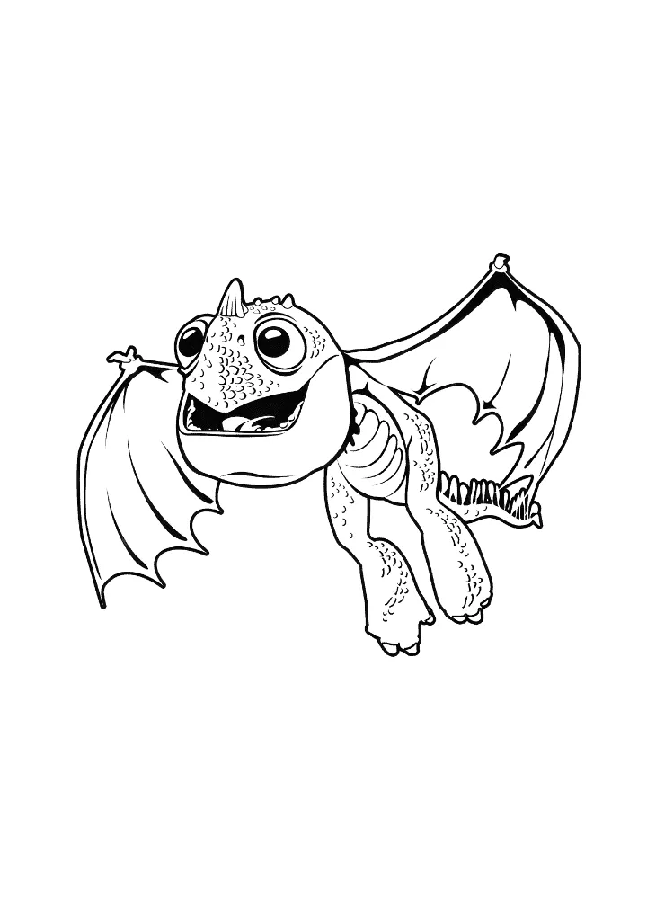 toothless dragon coloring book