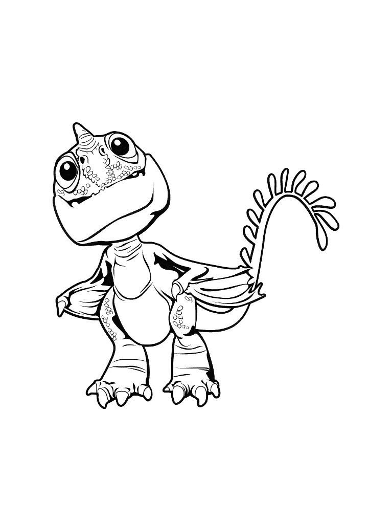 stormfly coloring sheet