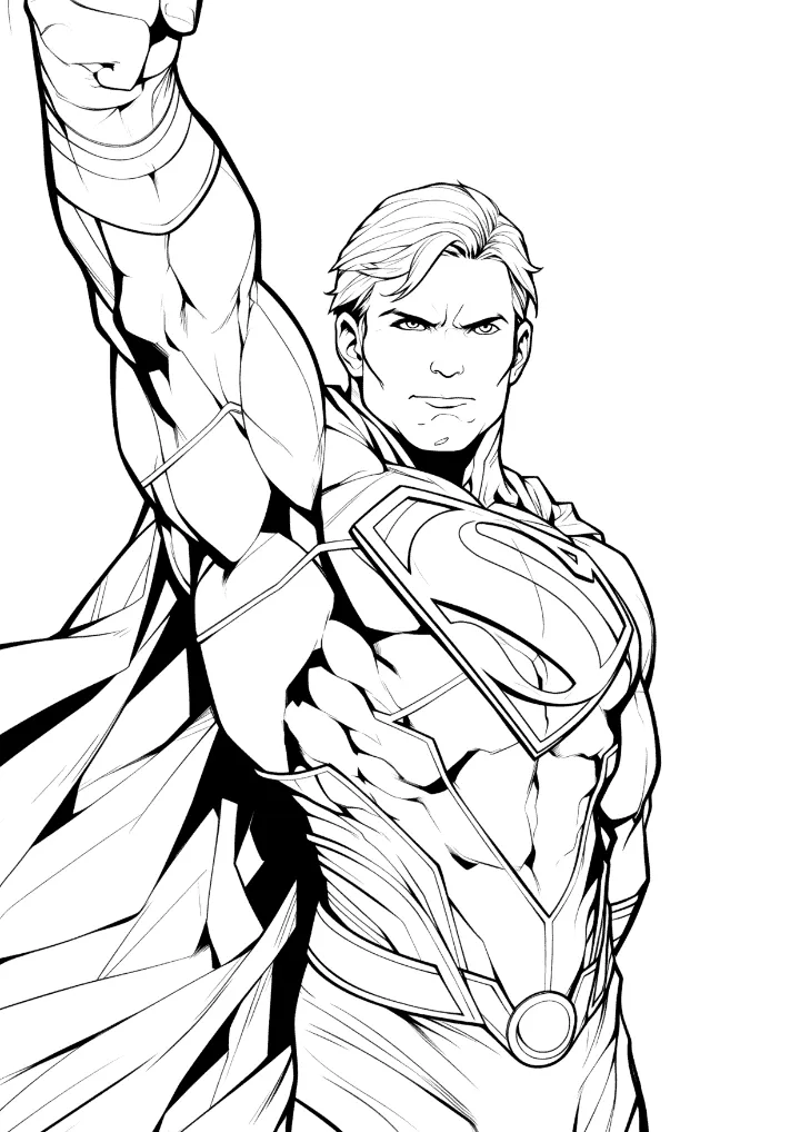 strong man coloring pages