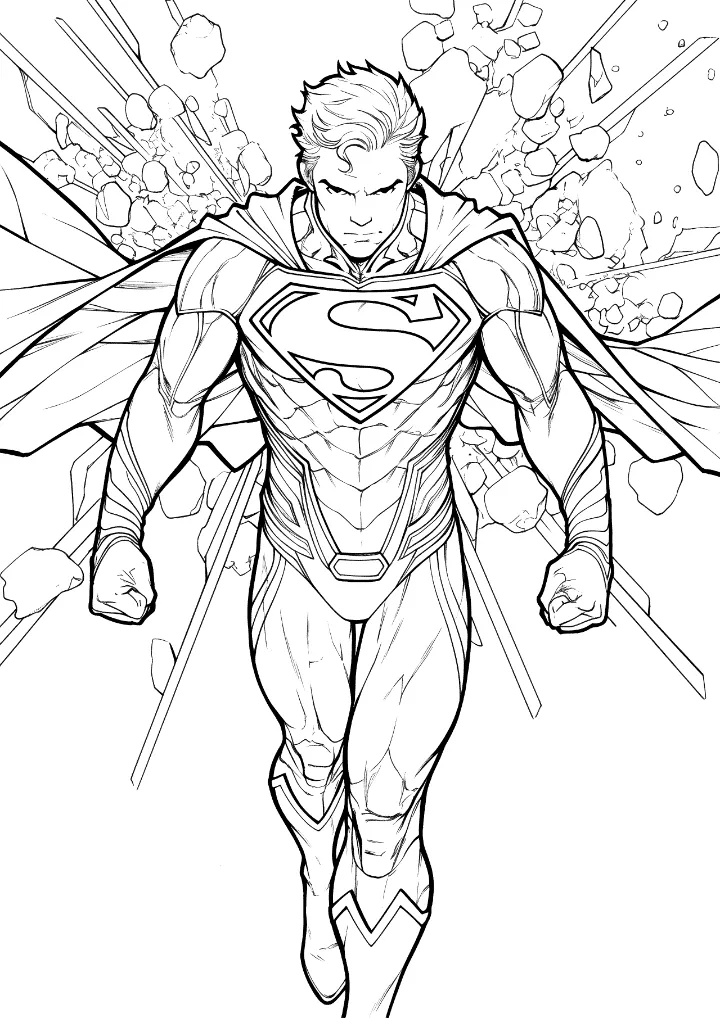 action pack coloring pages